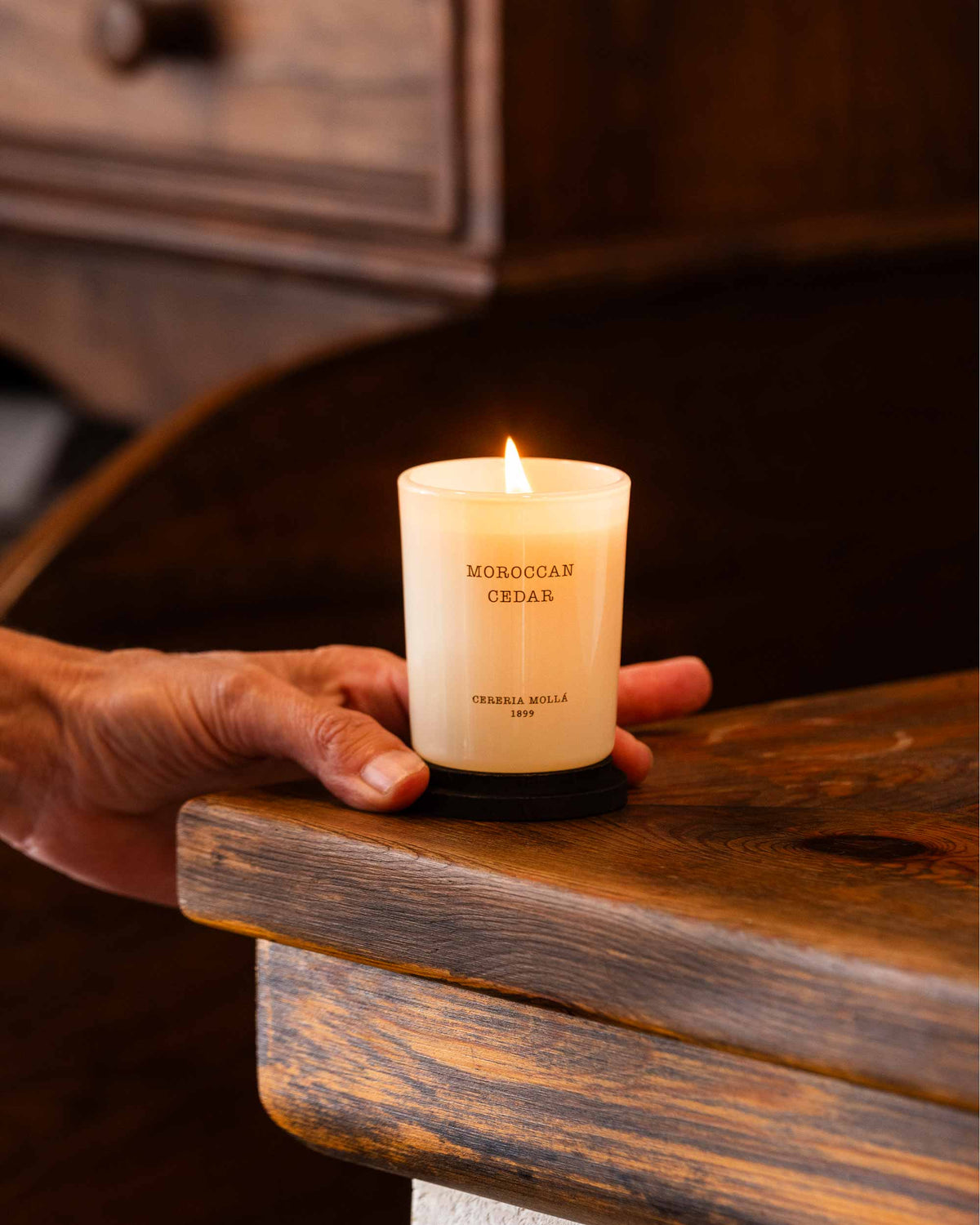 Buy Moroccan Cedar 70g Mini Candle – Cereria Mollá 1899